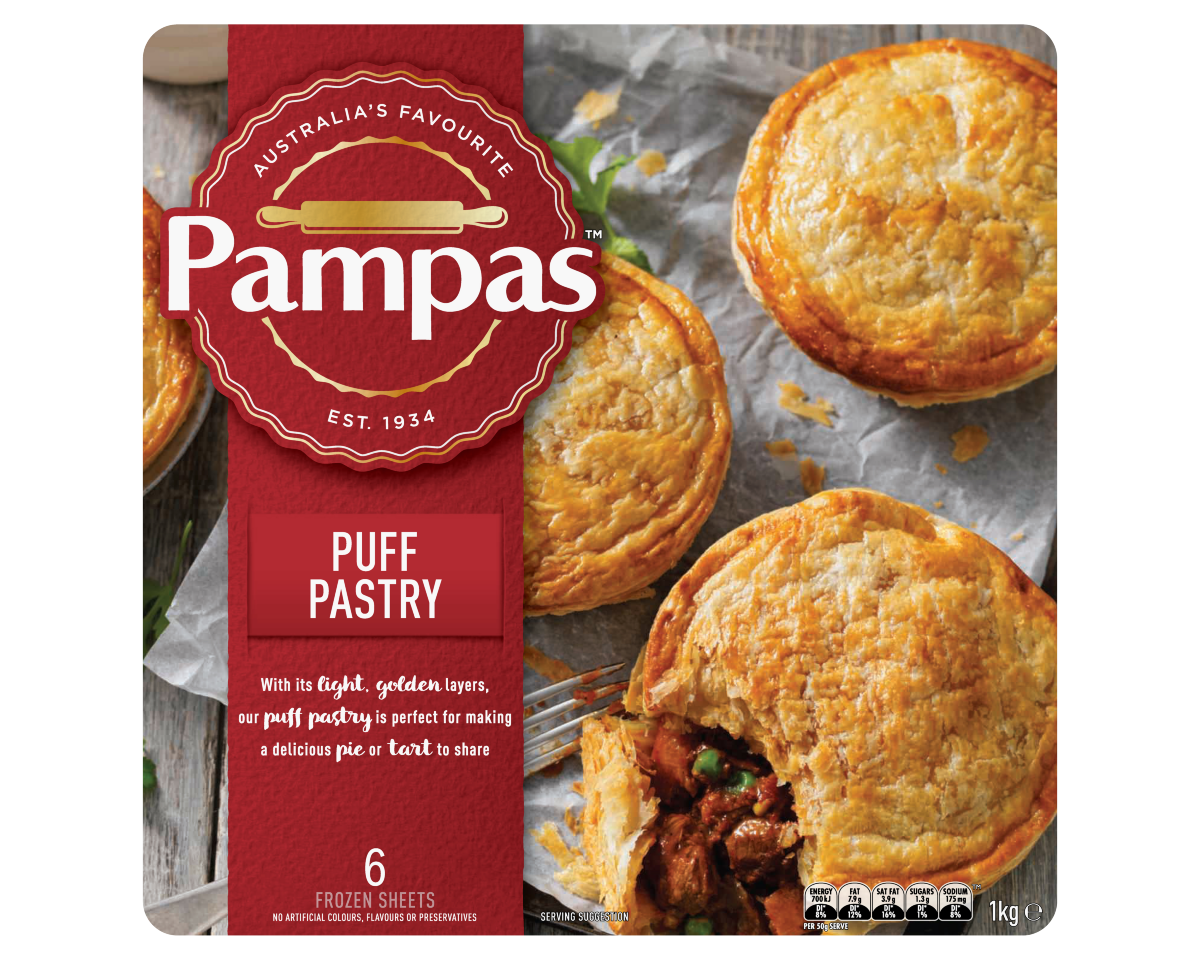 Pampas Puff Pastry Frozen 1 kg | Pampas